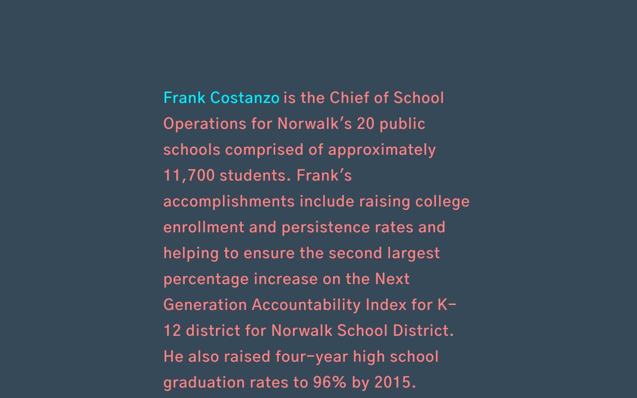 Frank Costanzo | Chief of School Operations